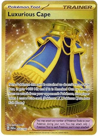 Amazon.com: Pokemon - Luxurious Cape 265/182 - Paradox Rift - Hyper ...