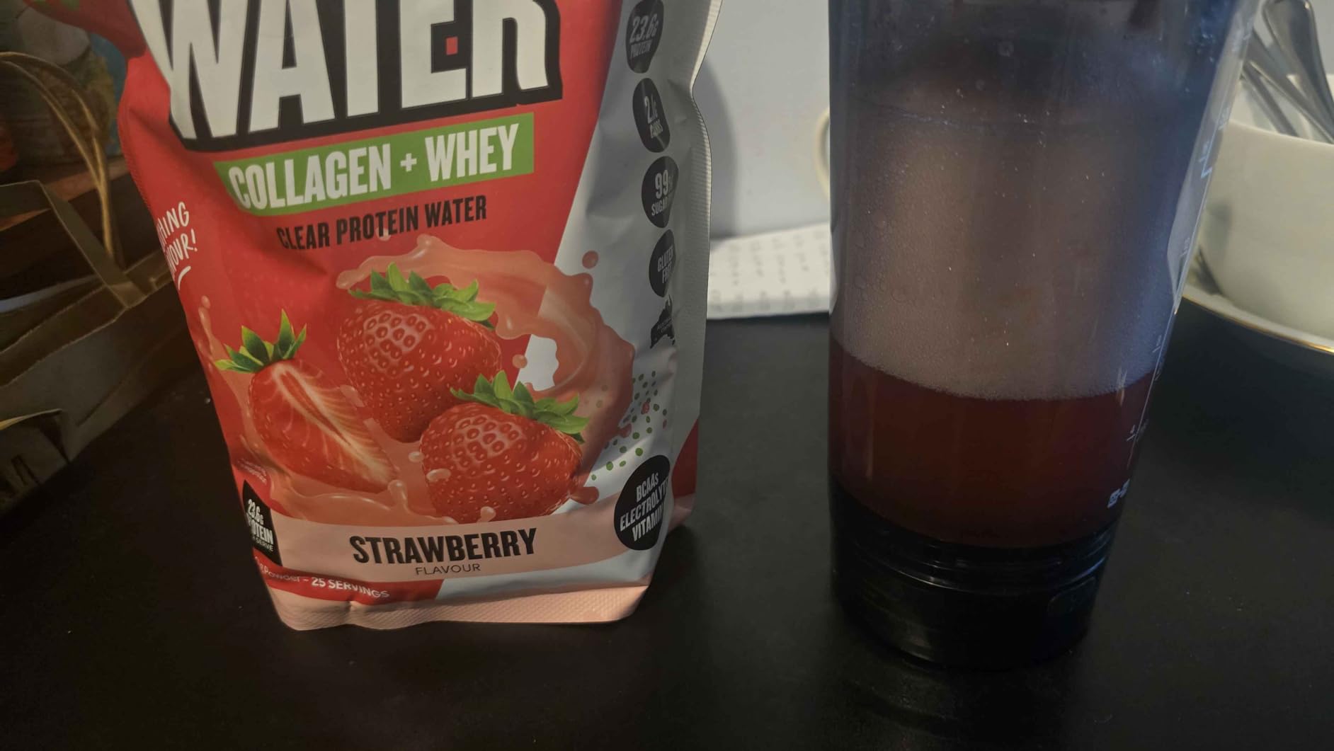 Muscle Nation - Strawberry Protein Water, with a protein blend of ...