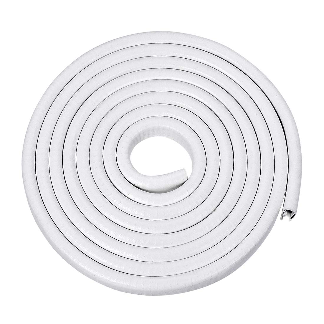 Buy uxcell Edge Trim U Seal Extrusion White U Channel Edge Protector ...