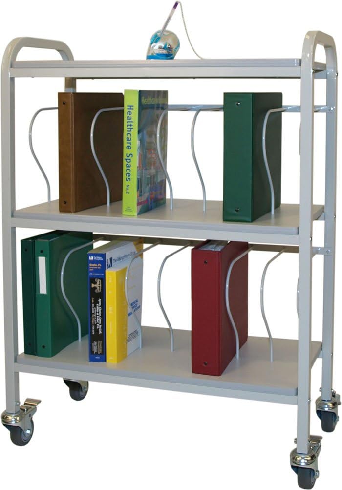 Amazon.com: Rolling Ring Binder Cart with Lock (Model 7160) : Health ...