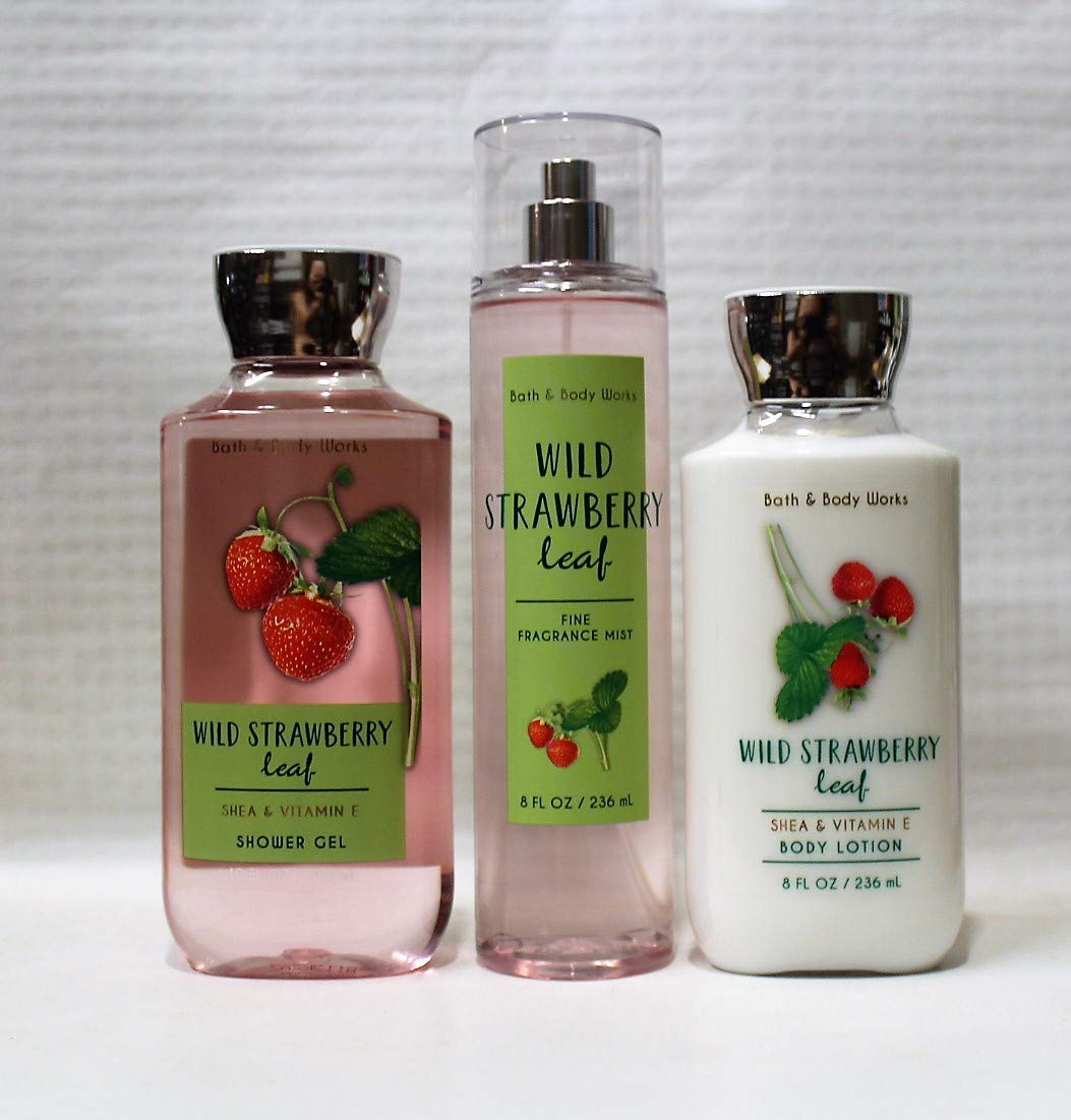 Amazon.com : Wild Strawberry Leaf - Shower Gel, Body Lotion, Fine ...