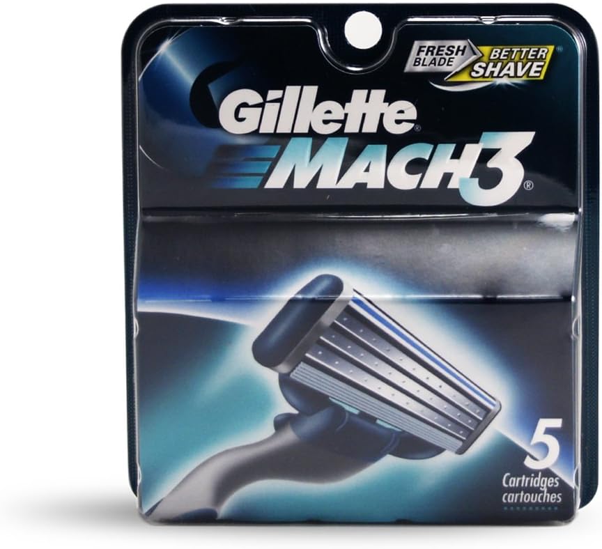 Gillette MACH 3 Cartridges 4 Refill Cartridges : Amazon.ca: Beauty ...
