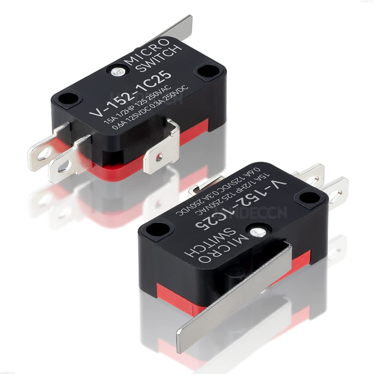 Snapklik.com : JANDECCN 10Pcs Lead Limit Switch Hinge Lever