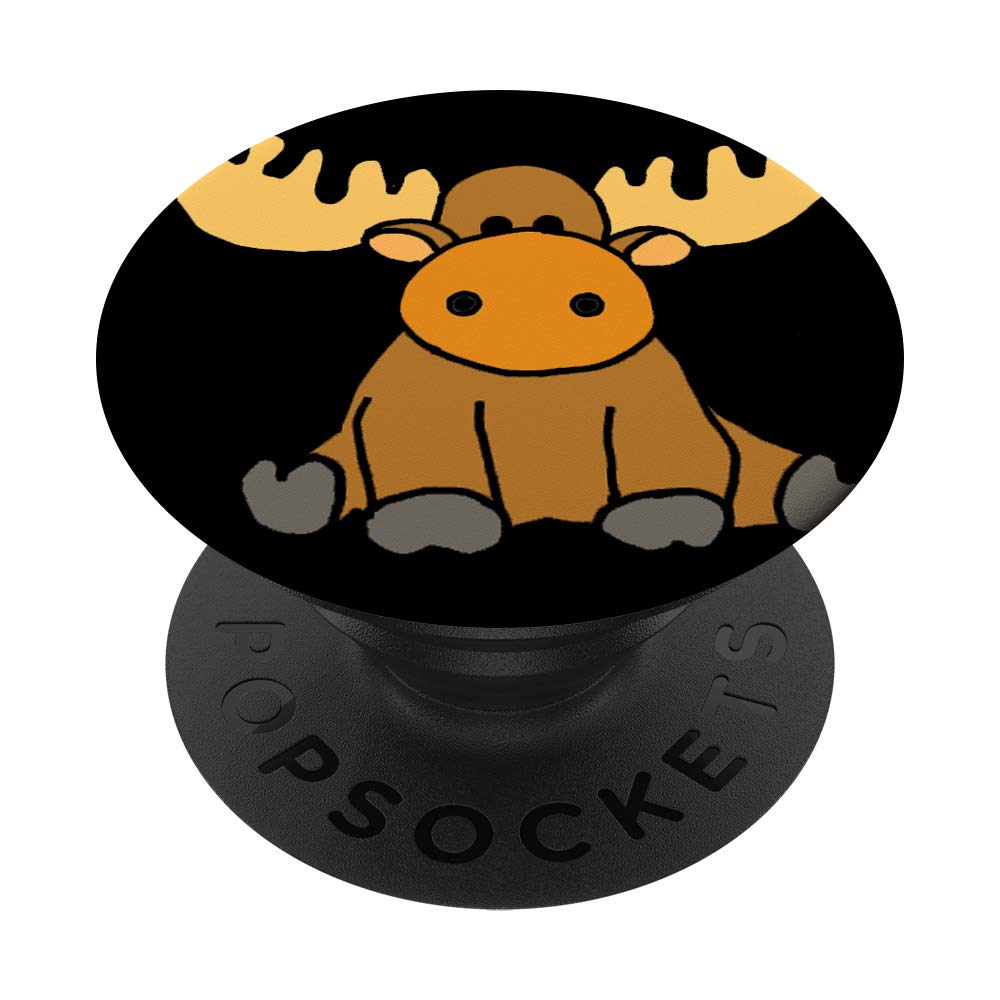 Cartoon Baby Moose Face