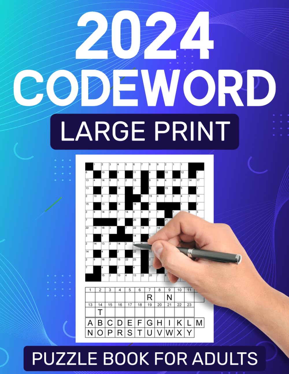 2024 Codeword Puzzle Book For Adults: 100 Large Print Code Breaker ...