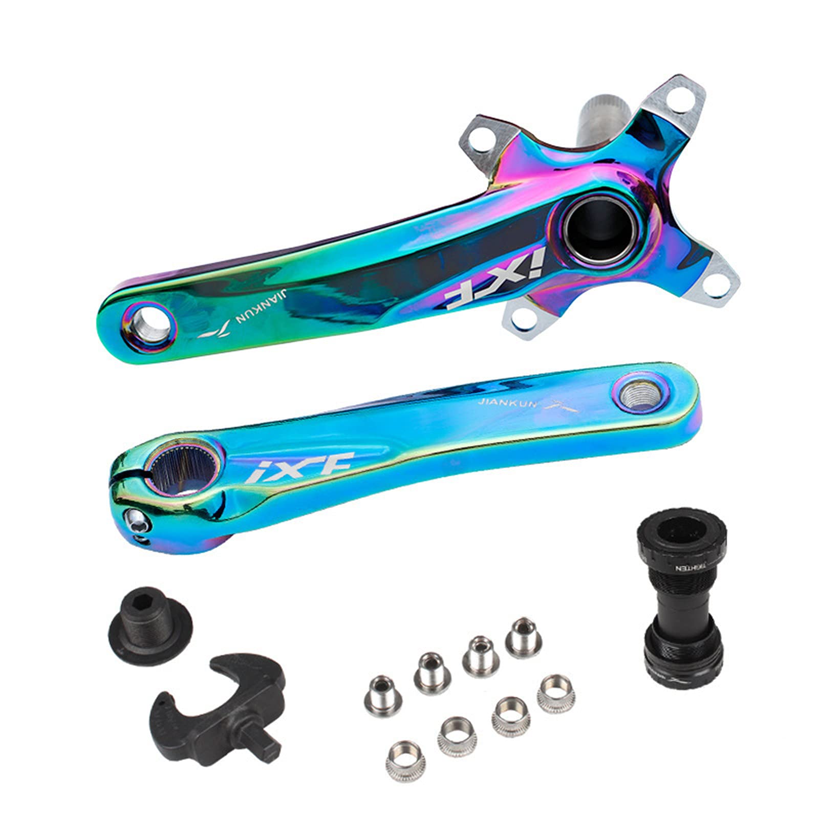 Buy XUnion #90Jis9 ain Bike Hollow One-Piece Crank Ixf Modified Single ...