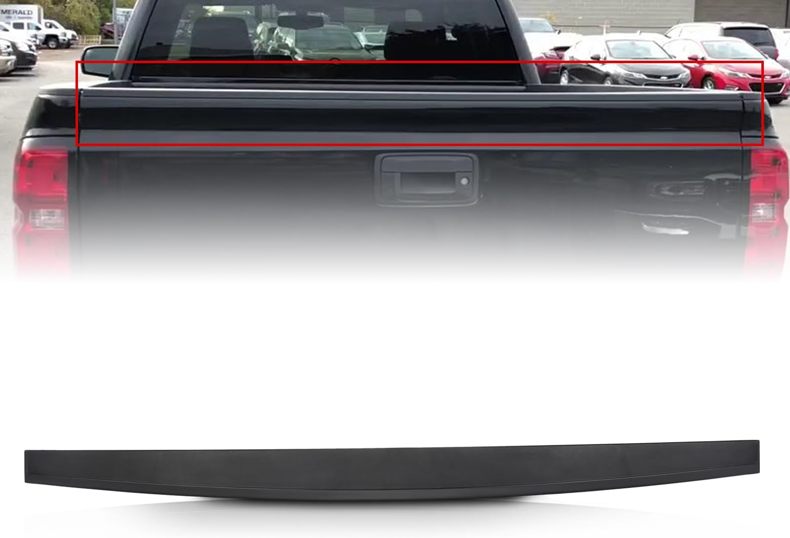 Amazon.com: KARPAL Tailgate Molding Cap Compatible with 2014-2018 ...