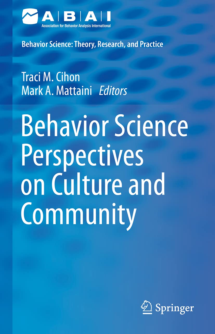 Amazon.com: Behavior Science Perspectives on Culture and Community ...