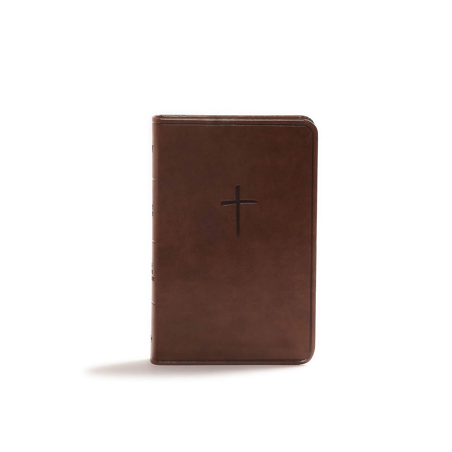 CSB Compact Bible, Value Edition, Brown LeatherTouch, Red Letter ...