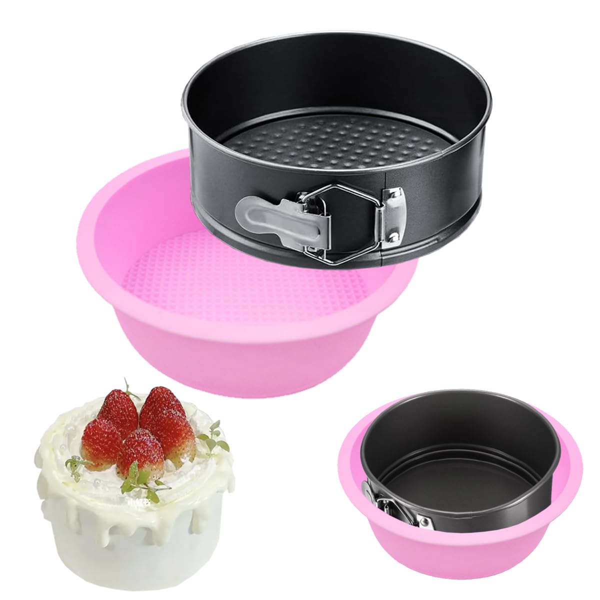 Amazon.com: ARNISION Springform Pan Set, Nonstick Springform Pan ...