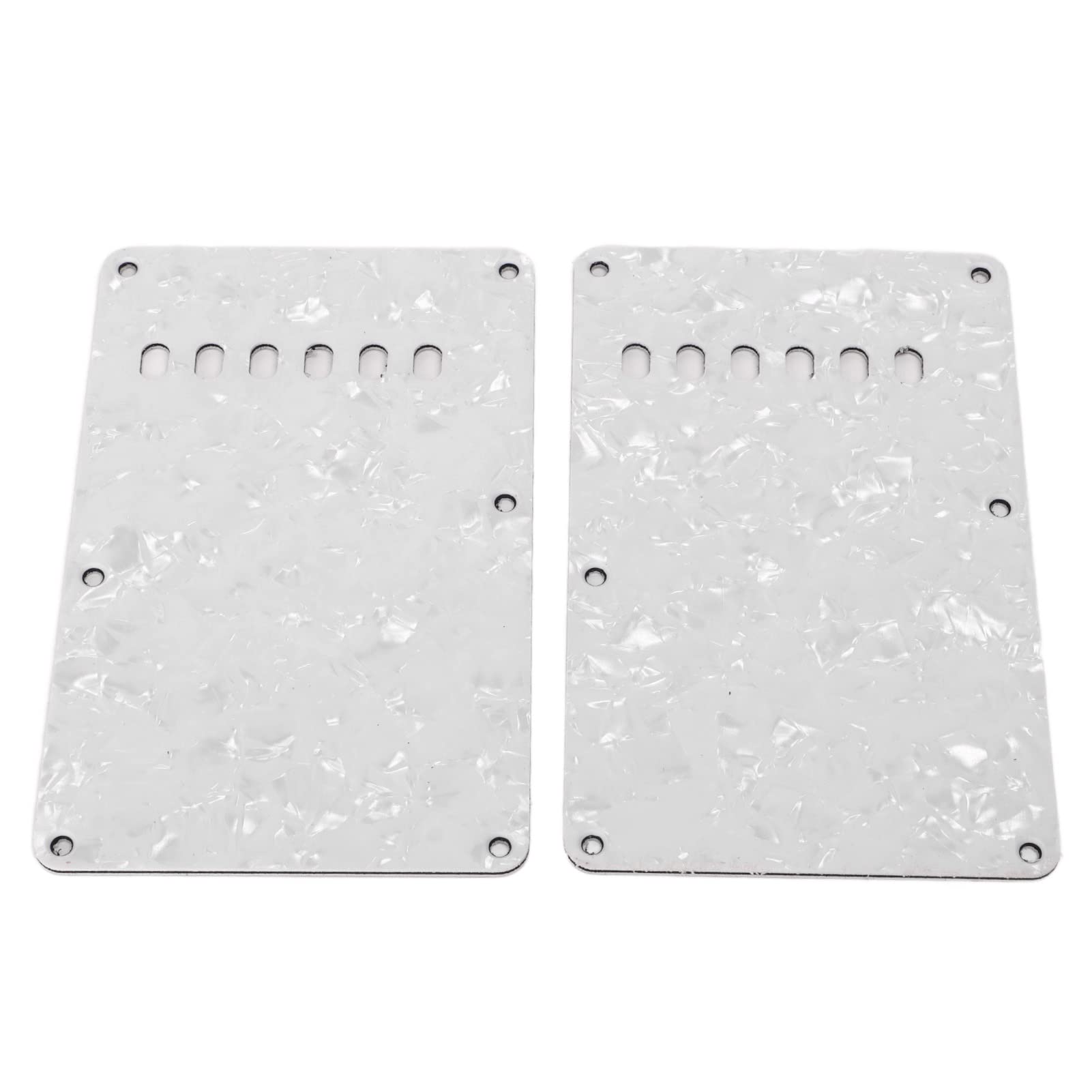 2Pcs Guitar Back Plate,Electric Guitar Back Cover Plates with 6 Holes ...