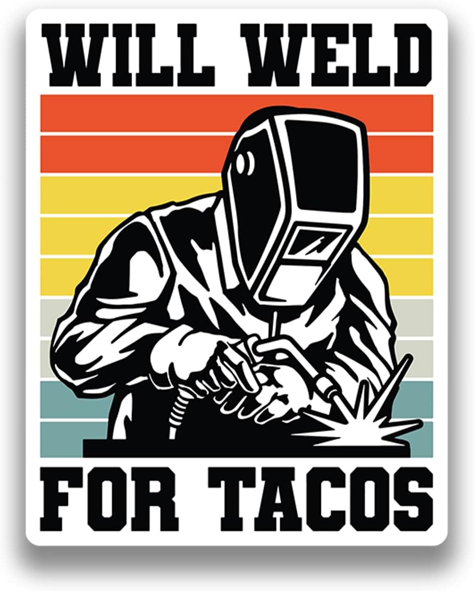 Amazon.com: Welder Welding Vinyl Decal Sticker - for Toolboxes, Lockers ...