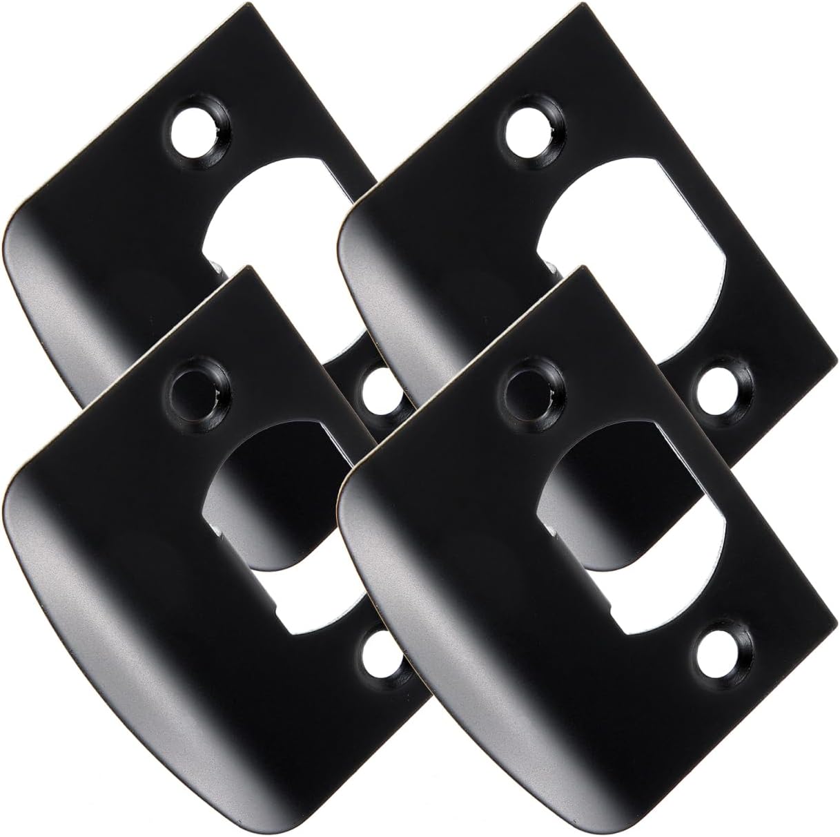 FAVOMOTO Door Strike Plate - Deadbolt Reinforcement Plate Matte Black ...
