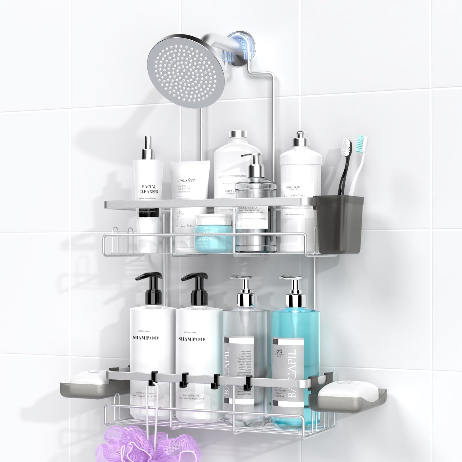 Amazon.com: AKTECKE Shower Caddy Hanging Bathroom Organizer: Rustproof ...