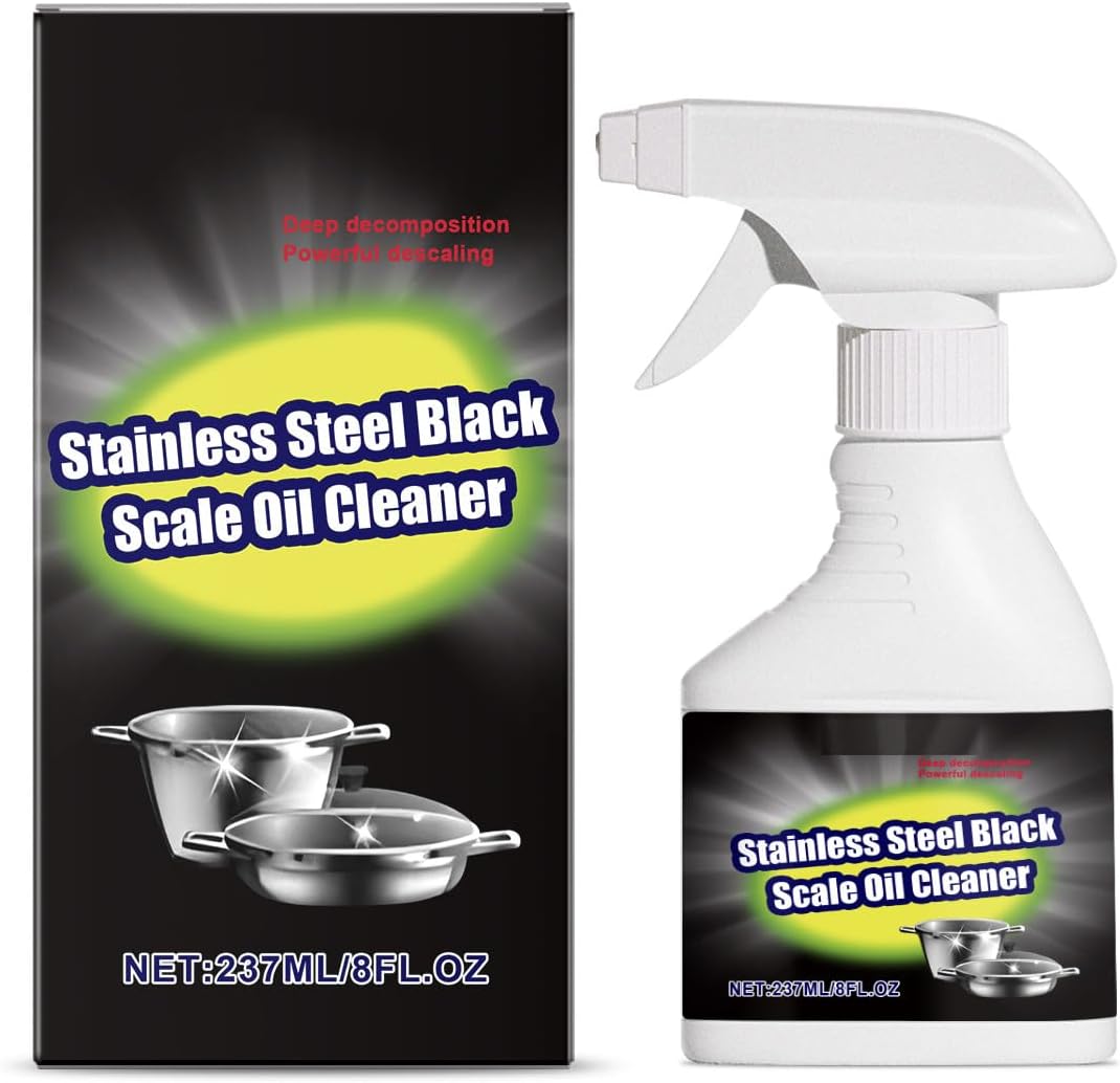 Stainless Steel Black Scale Oil Cleaner, Pan Bottom Stain Cleaner ...