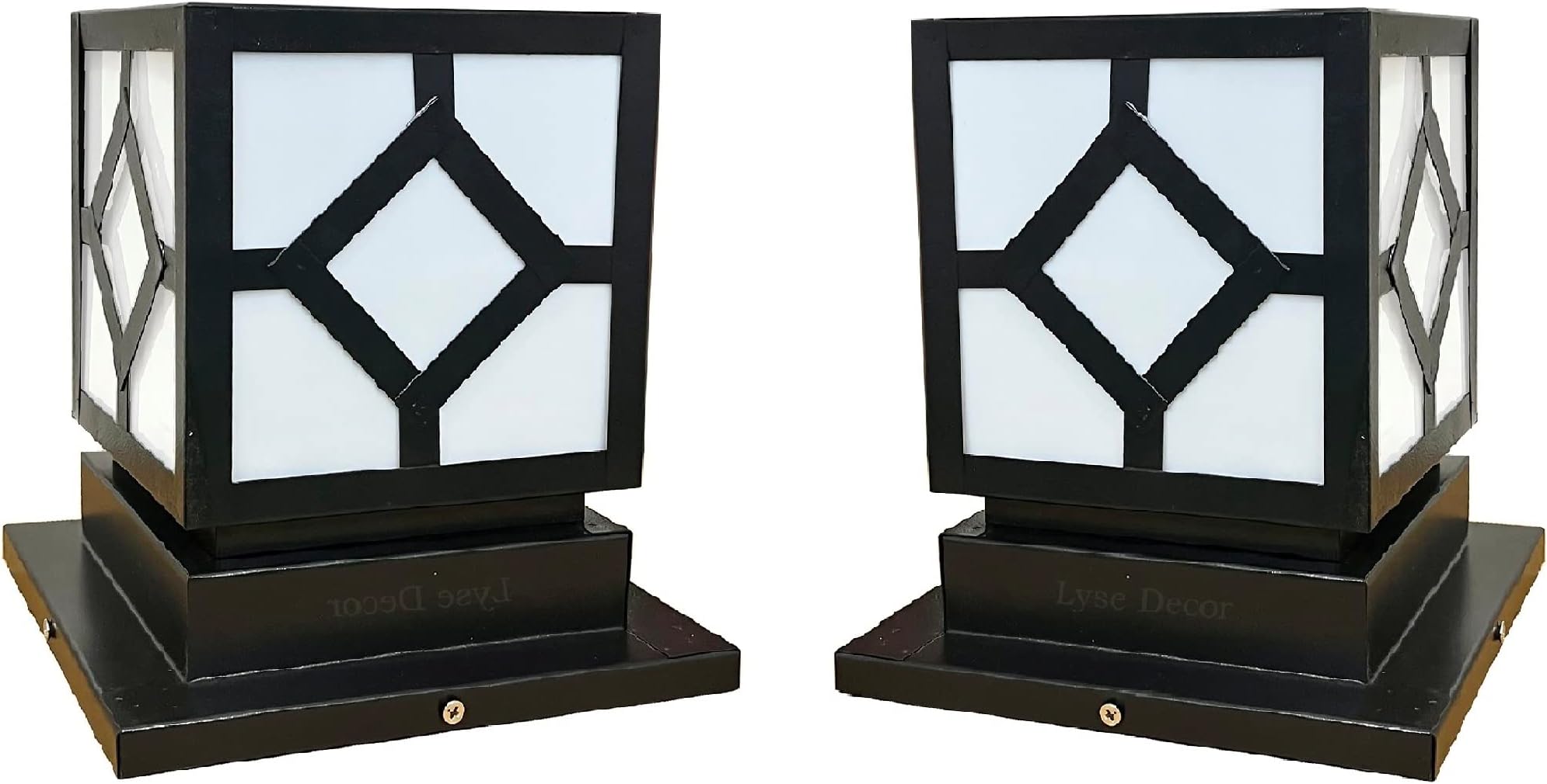 Lyse Décor Metal Decorative Outdoor Gate Light, Gate lamps. Boundary ...