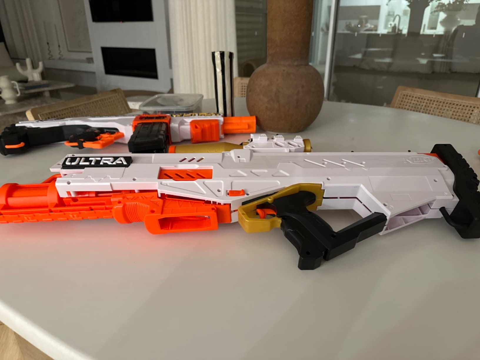 Nerf Ultra Pharaoh Blaster - US Version - Premium Gold Accents - Bolt ...