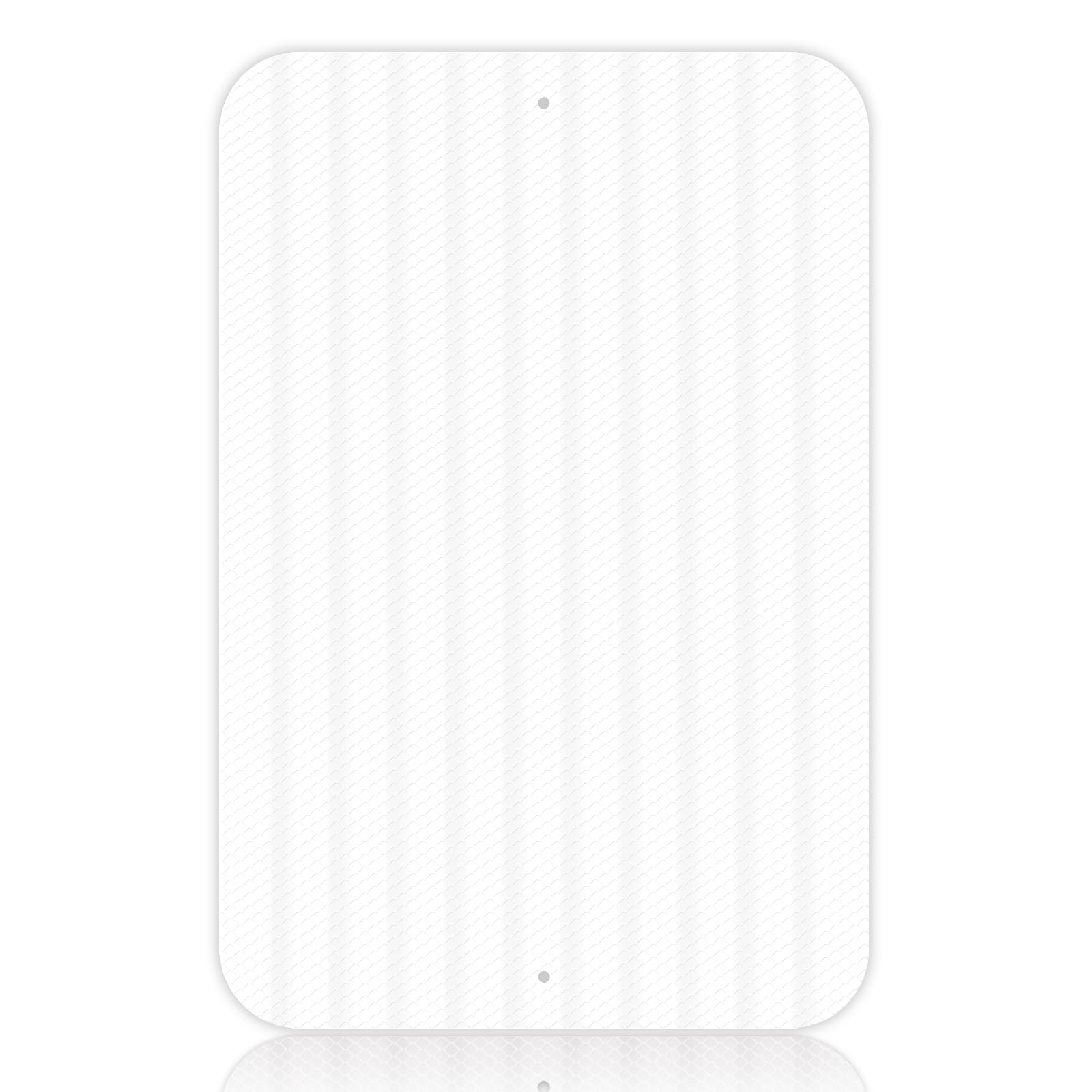 Amazon.com: Reflective Blank Metal Sign for Outdoor Indoor,18 x 12 ...