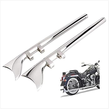 33/36/39/42 Inch Length Fishtails Cover Your Blue Color Chrome ...