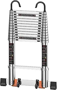 Telesladder Industrial-Grade Extension Ladder for Home/Office/Work ...