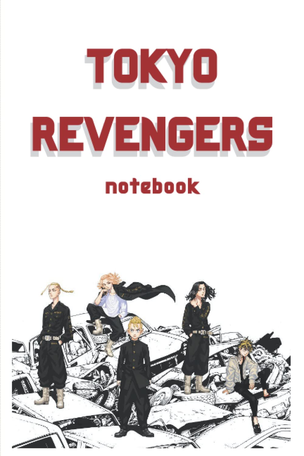 Tokyo Revengers Notebook 6x 9 Ruled Journal Manji Gang With Chifuyu ...