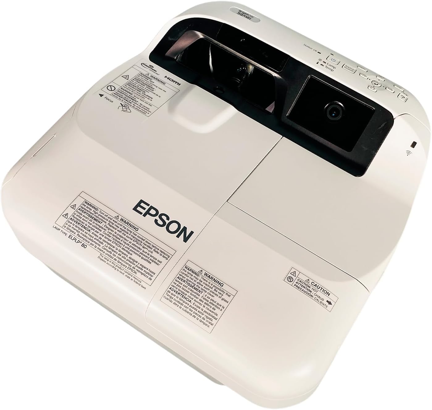 Amazon.com: Epson BrightLink 595Wi Short Throw Projector 3300 ANSI ...
