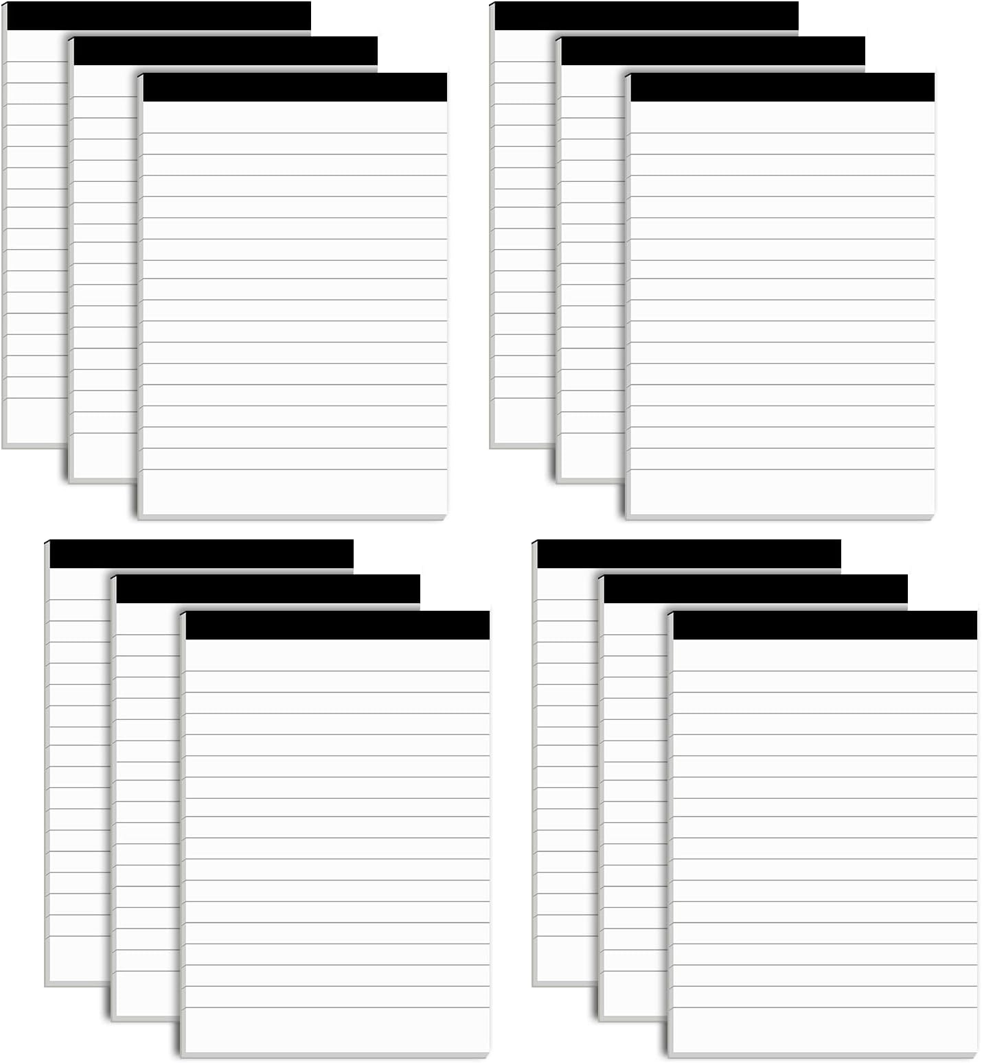 Amazon.com : Small Legal Pads 4x6 Note Pads 4x6 Mini Notepad 12 Pack ...