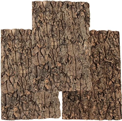 Amazon.com : HOMSFOU Cork Tile Terrarium Background 4Pcs Reptile Bark ...