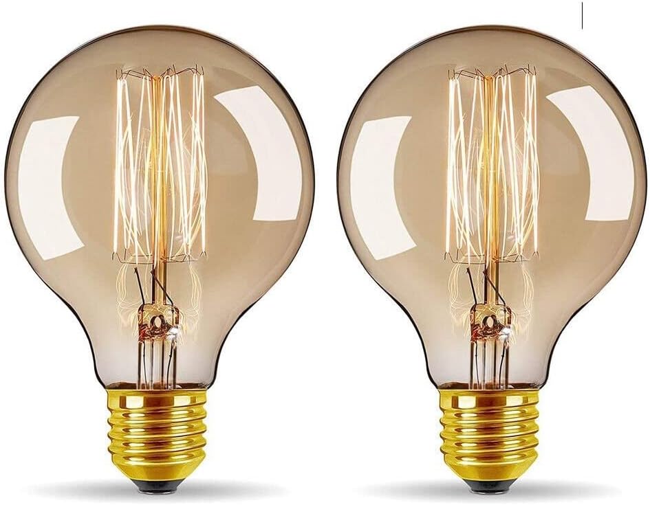 Globe Electric 01320 60W Vintage Edison G30 Vanity Tungsten ...