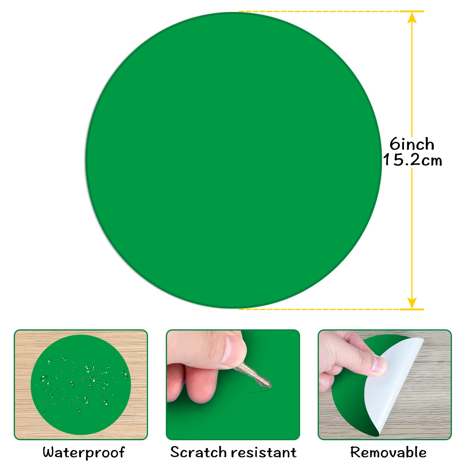 Snapklik.com : IKAYAS Classroom Vinly Floor Stickers - Removable Dot ...