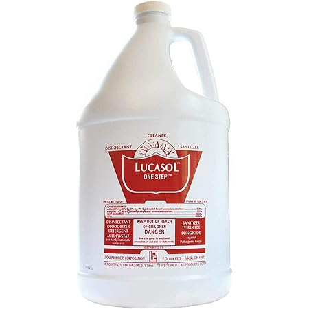 Amazon.com: Lucasol One Step Hospital Grade Disinfectant – Gallon ...