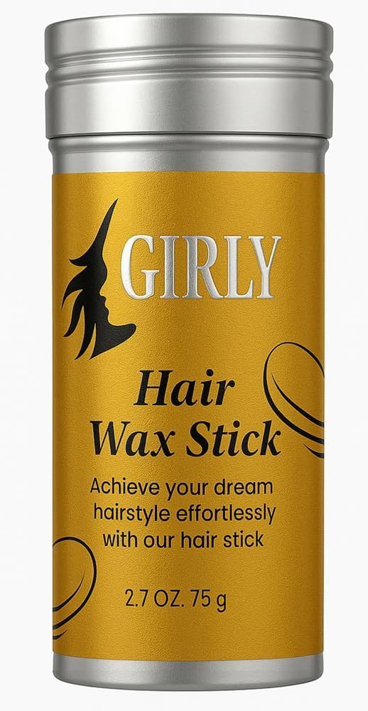 Amazon.com: Girly Hair Wax Stick - Long-Lasting Slick Stick for Natural ...