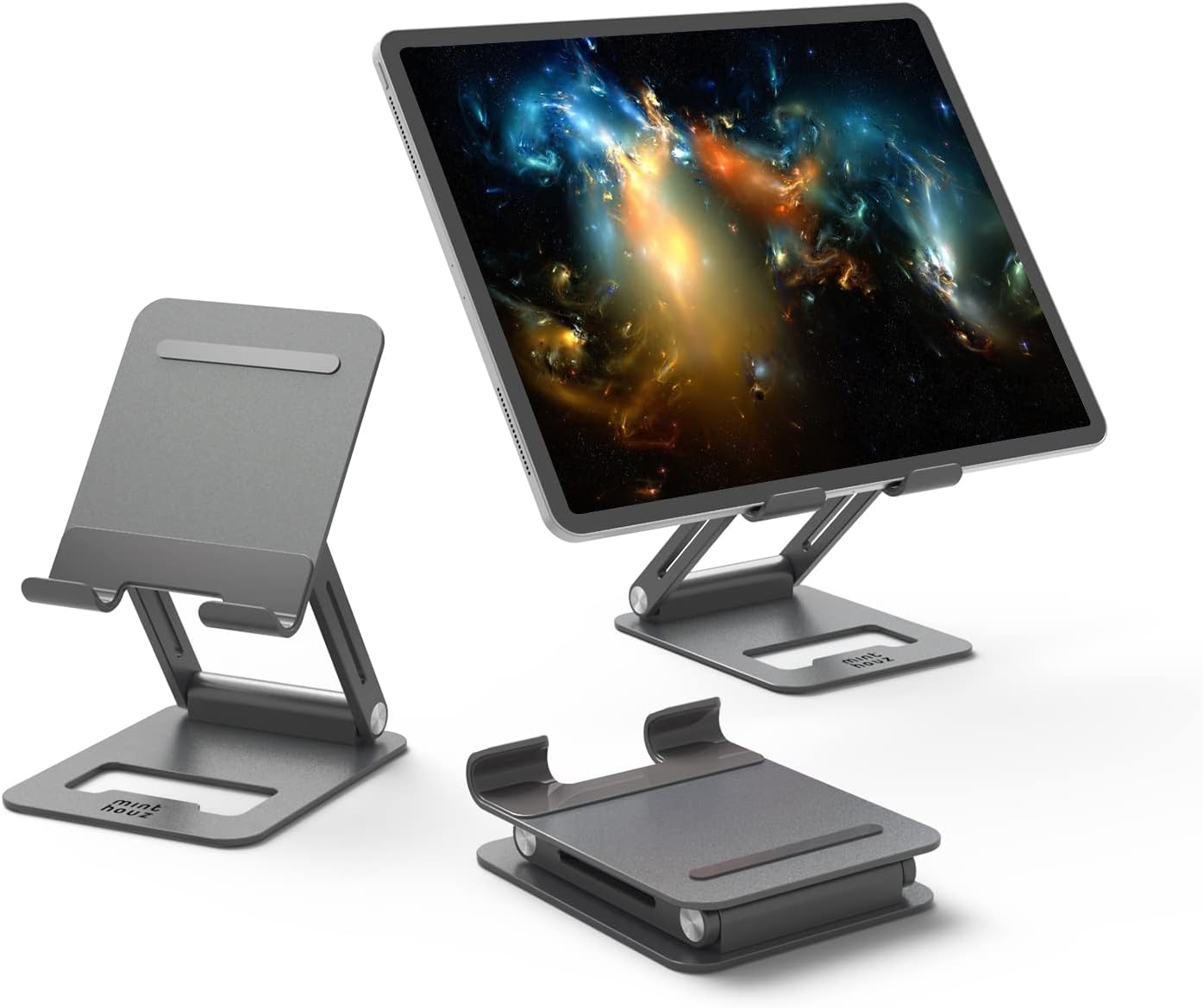 Minthouz Tablet Ständer, Verstellbarer und Faltbarer Tablet Halterung ...
