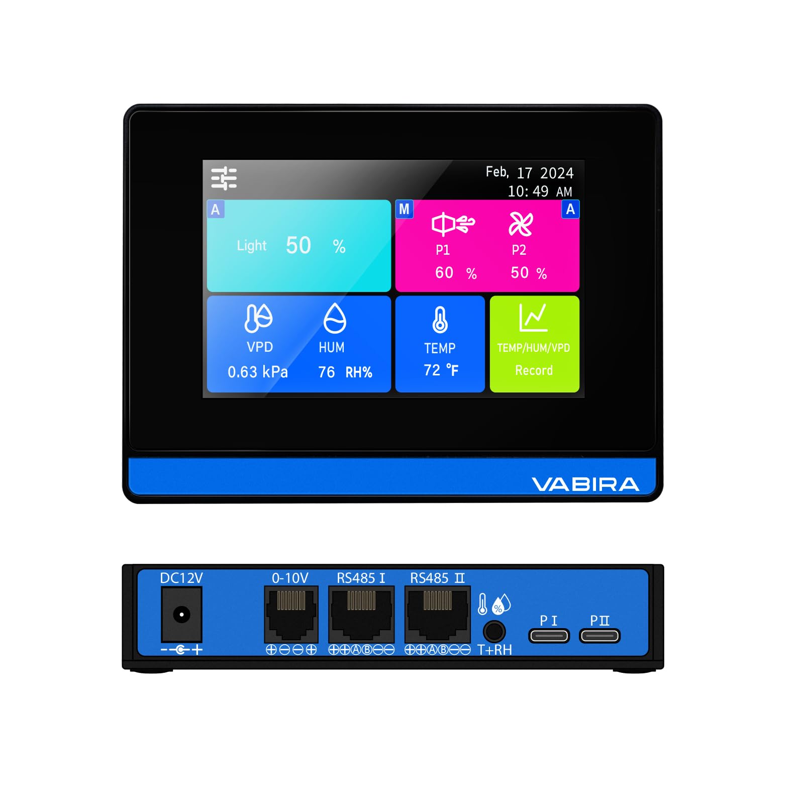 Amazon.com : VABIRA VBR-LightFan Control Grow Light,Inline Duct Fan,and ...
