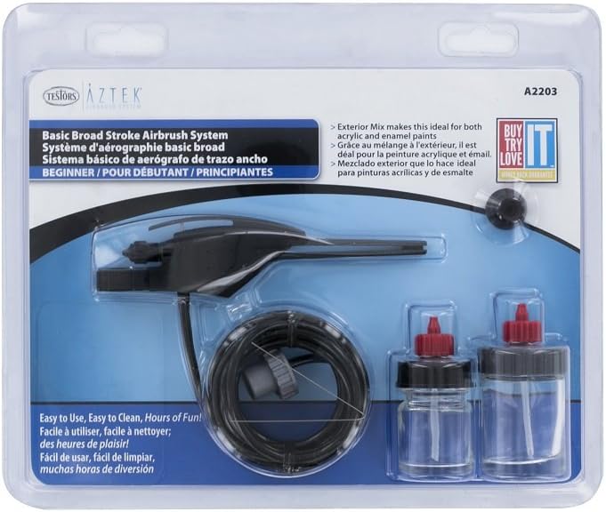 Amazon.com: Aztek A220 Broad Stroke Airbrush Set : Arts, Crafts & Sewing
