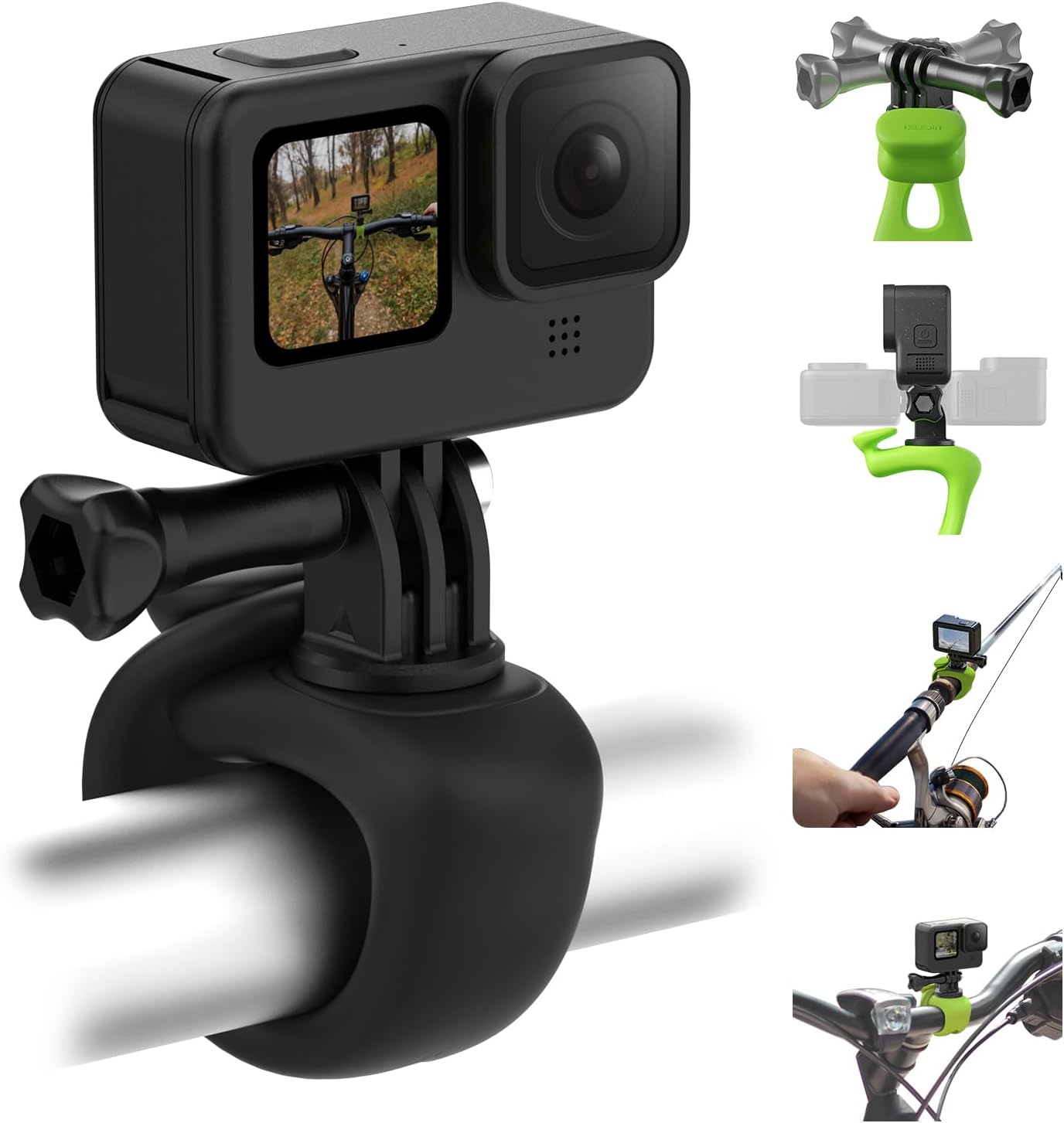 Amazon.com: AXION Large Handlebar/Rollbar/Tube Mount for ALL GoPro ...