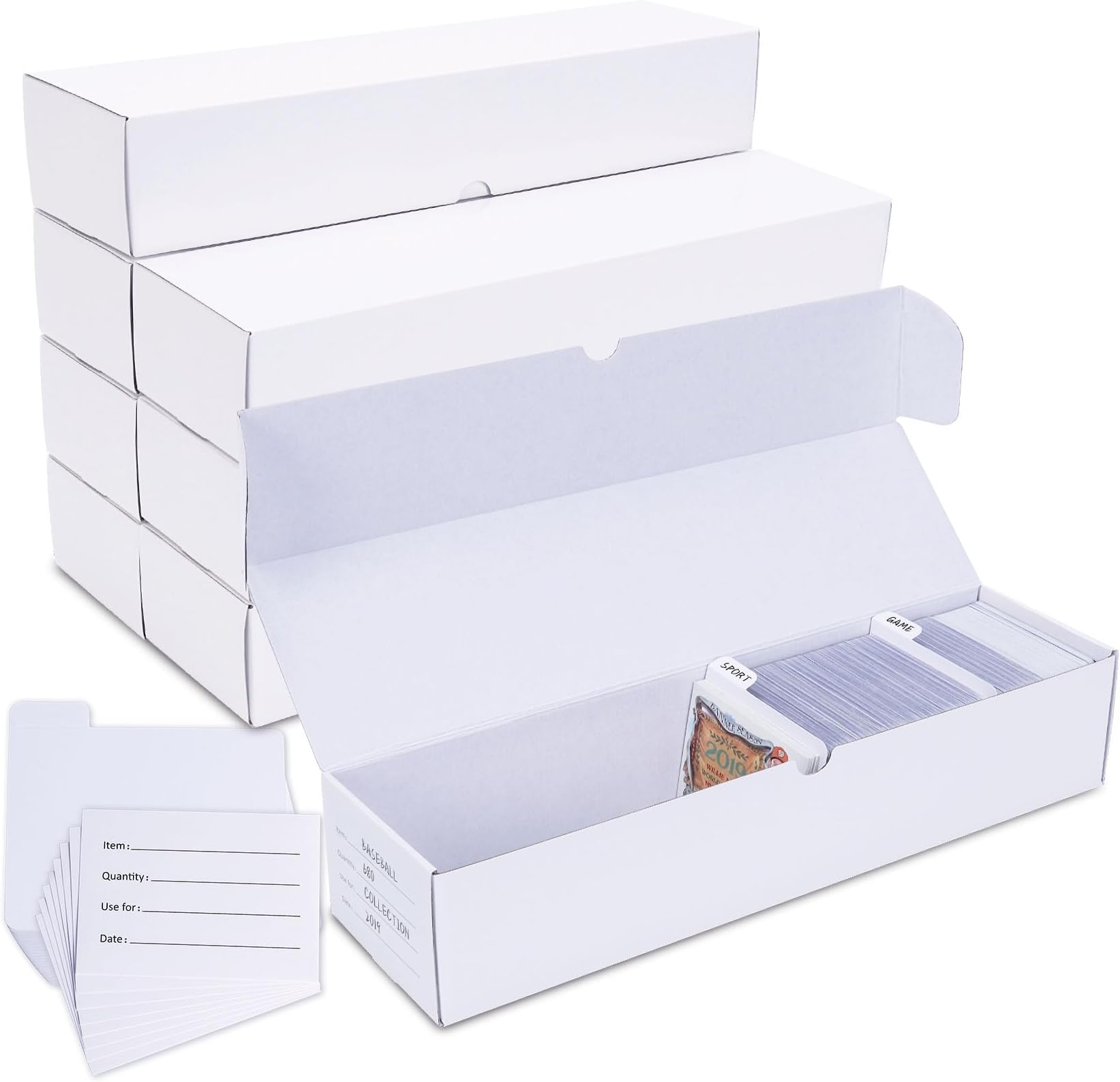 Amazon.com: BCW Card House Storage Unit with 12 x 800ct Boxes | Holds ...