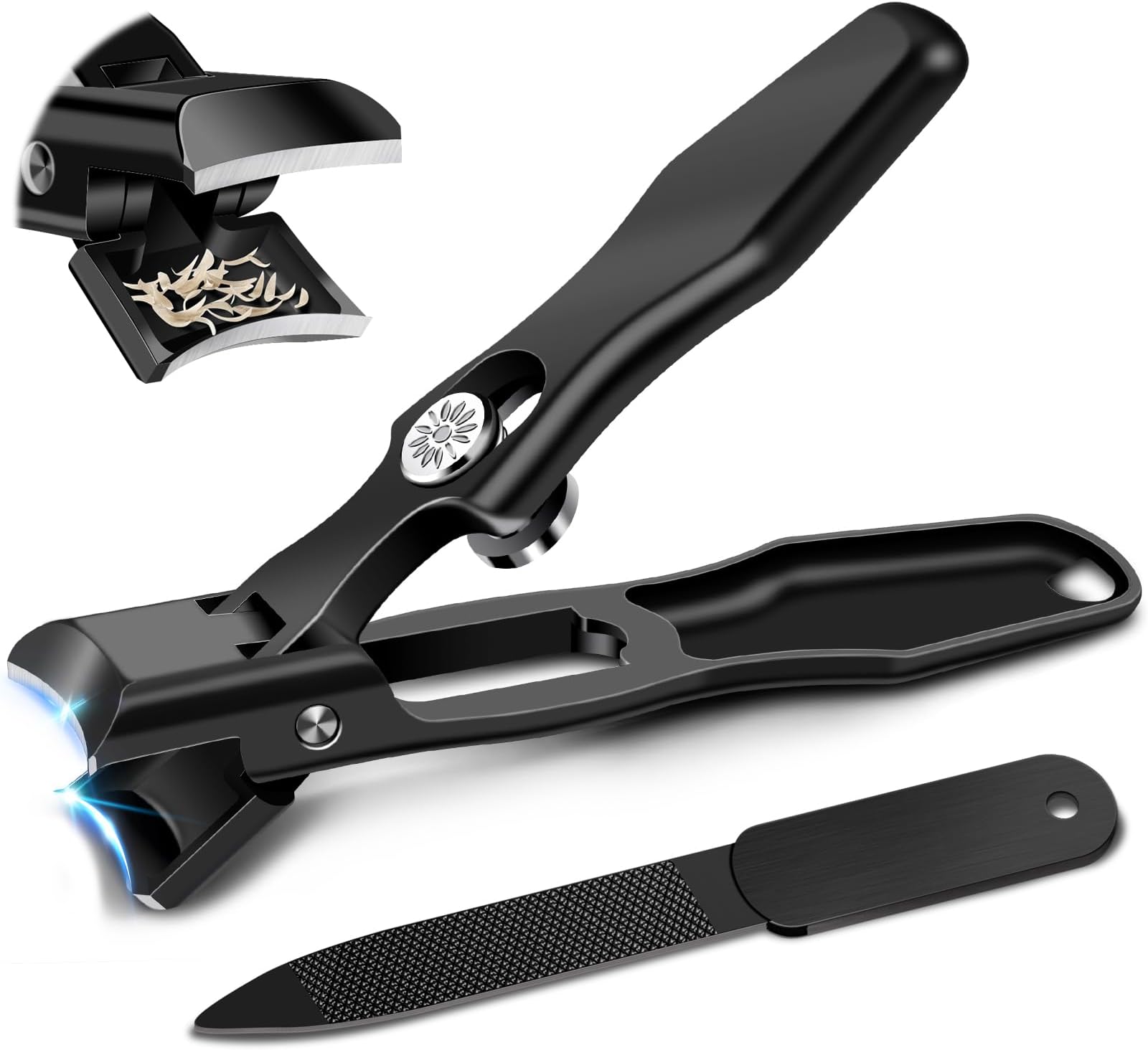 Amazon.com : Nail Clippers for Men with Catcher - KLIPP Razor-Sharp ...