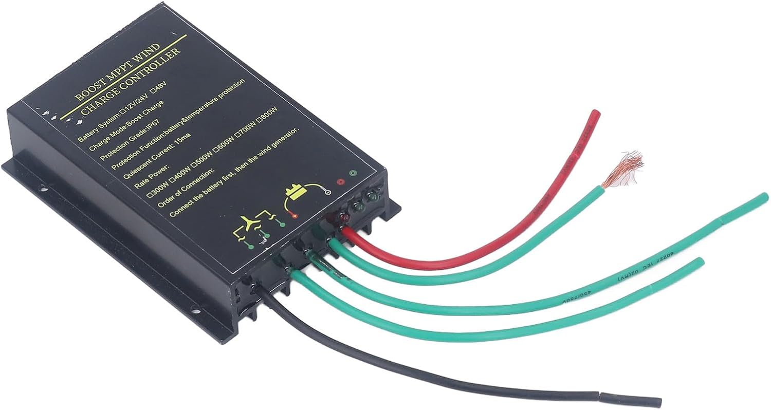 Amazon.com : Wind Generator Controller, 300W-800W Fan Input Wind ...