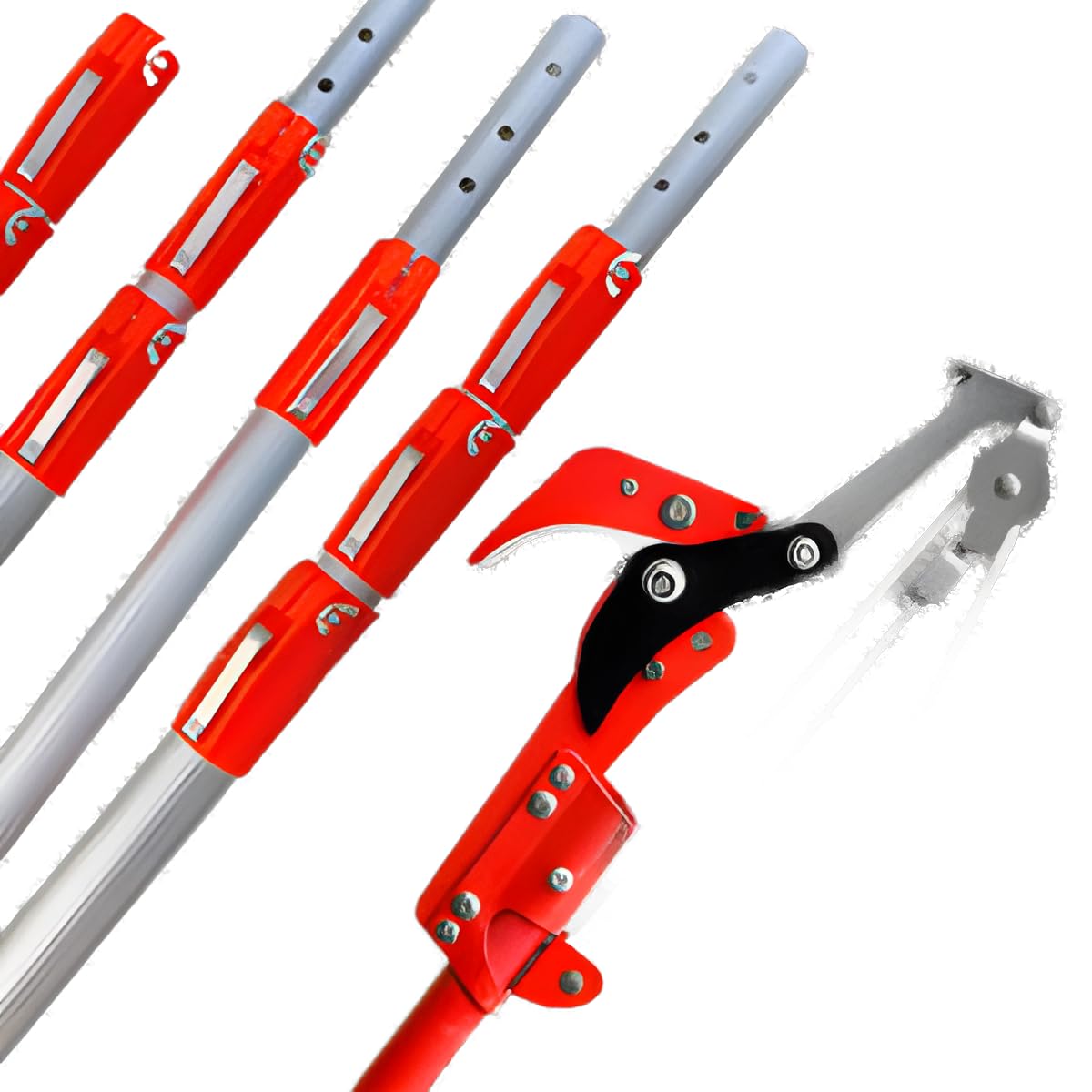 Amazon | 高枝切りバサミ 高枝切鋏 手動 ロープ式 自由伸縮 3M /4.5M/6M 2way 簡易 高枝切バサミ軽量 剪定ばさみ SK5高級炭素刃 省力 アルミ柄 耐久性 枝を切断 ...