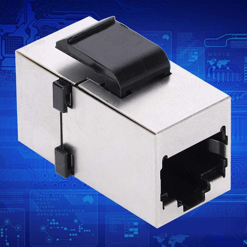 Buy RJ45 Connector, 2Pcs RJ45 Module Shield Cat6 Straight Through Wire ...