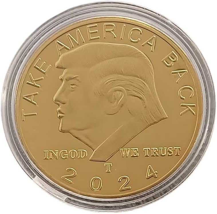 Amazon.com: 1Pcs Donald Trump Coin Take America Back, TAB Challenge ...