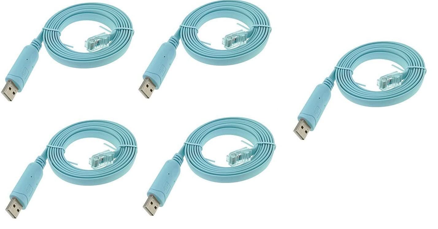 AdzMozi® USB Console Cable, USB to RJ45 Console Serial Console Cable ...