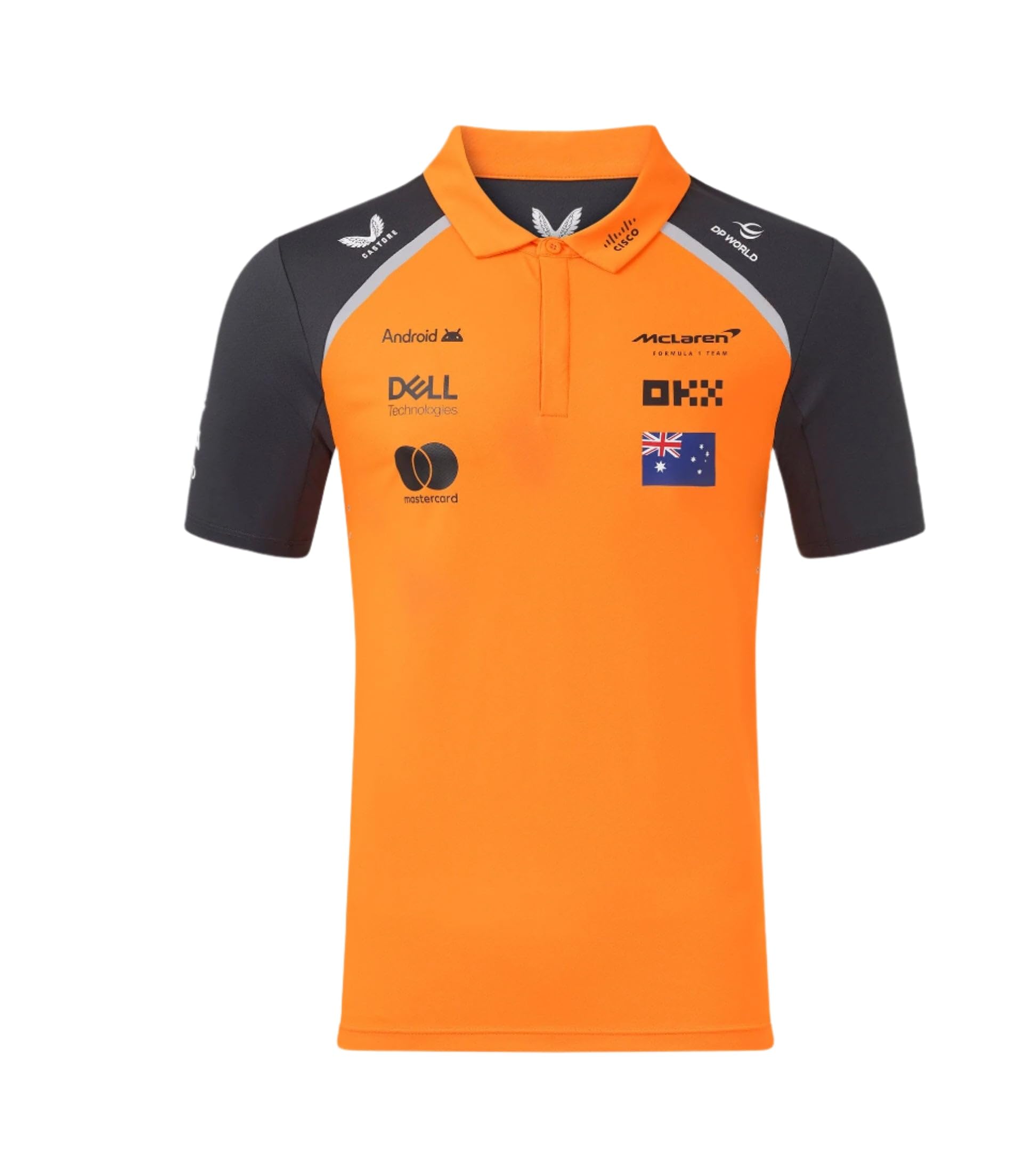 Snapklik.com : Castore McLaren F1 Mens 2025 Oscar Piastri Team Polo Shirt