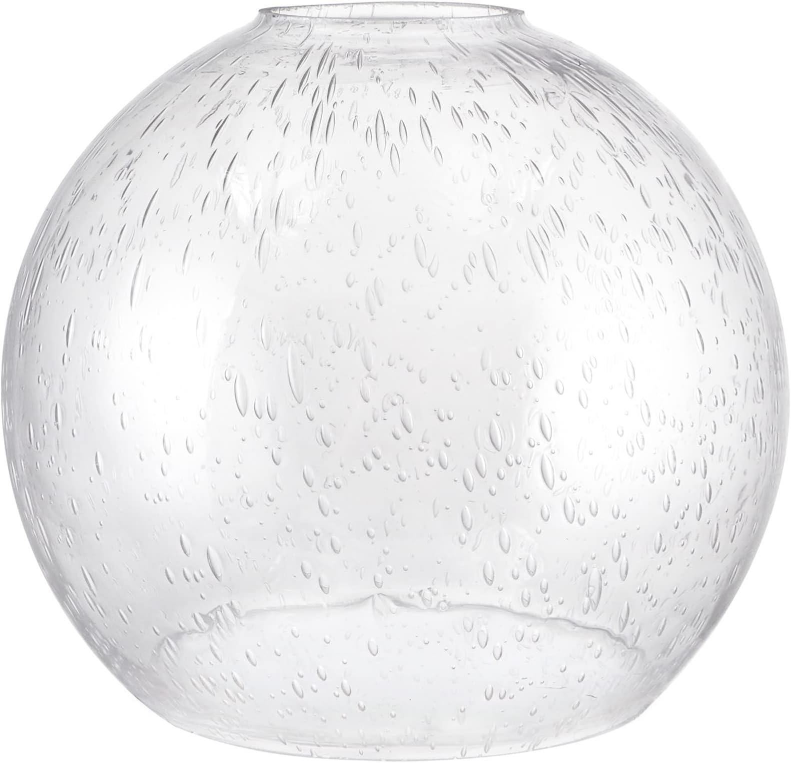 Skelang 2 Pcs Clear Glass Shade, Globe Lampshade with 1-5/8" Fitter ...