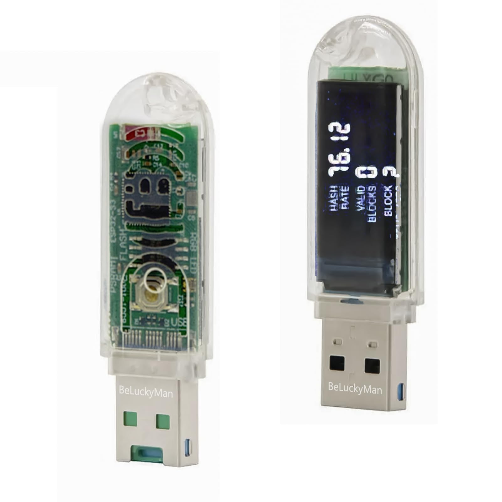 Amazon.com: Generic Lucky Miner V3 USB Mini Bitcoin Miner Solo BTC ...