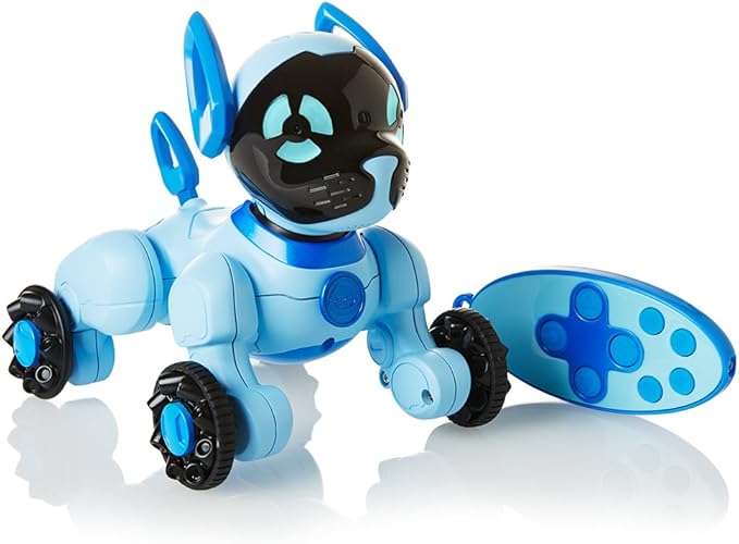 Amazon.com: WowWee Chippies Robot Toy Dog - Chipper (Blue) : Toys & Games