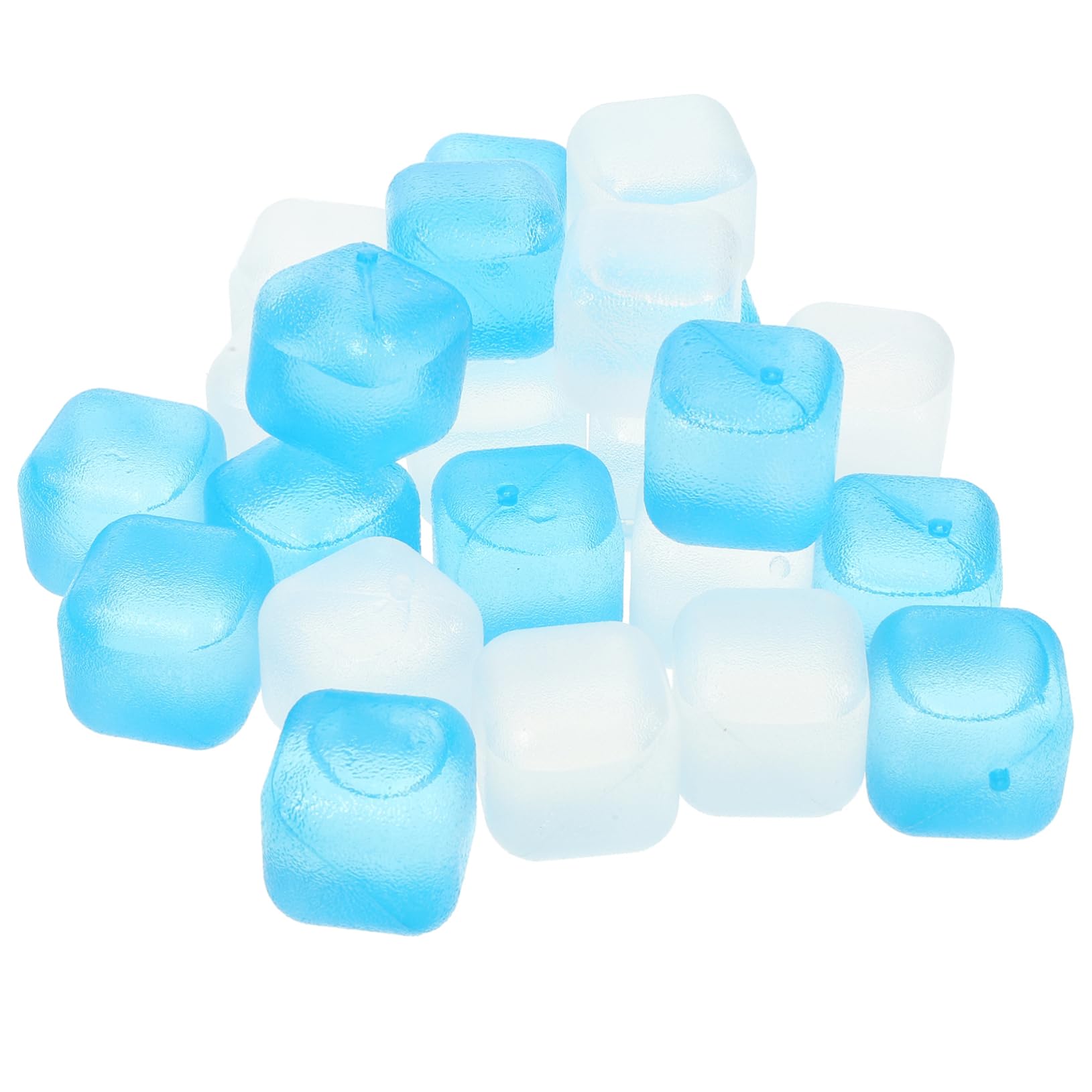 Blue Ice Cubes Cube Blue Ice Cubes Summer Ice Cream Ice Cream Drink