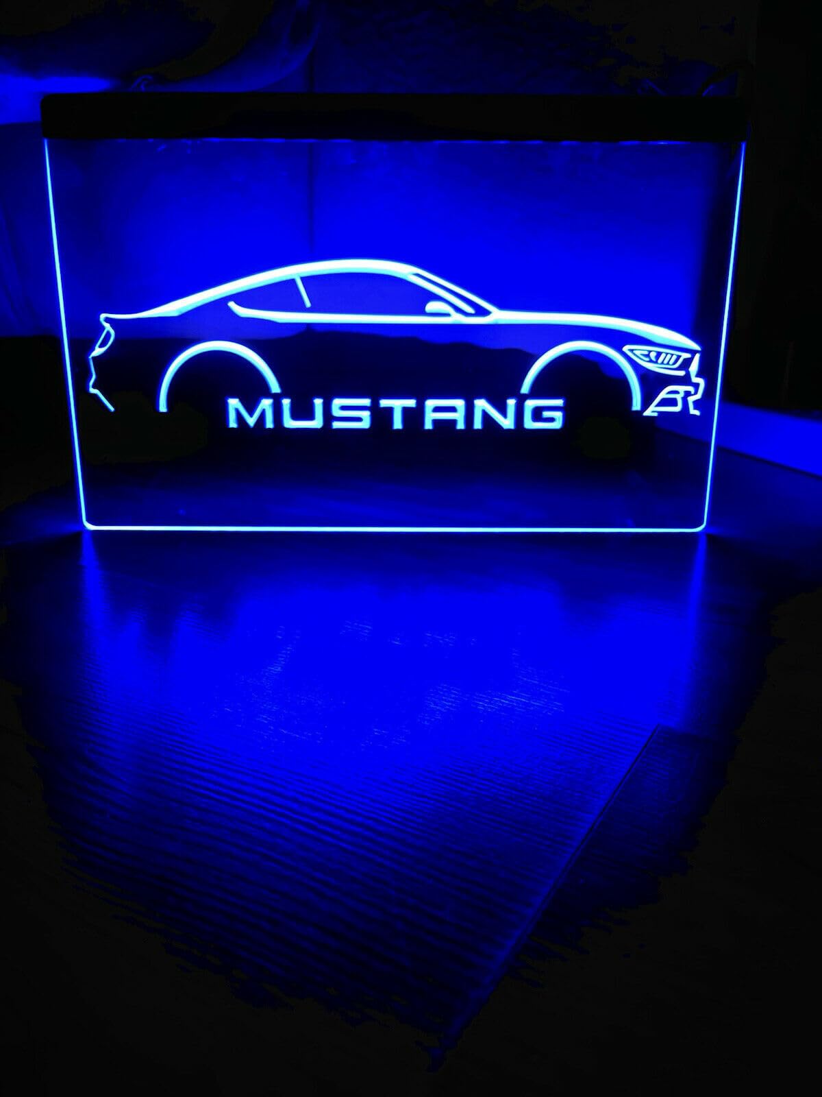 Amazon.com : Led Light Sign For Mustang Cars Parts and Repair Service ...