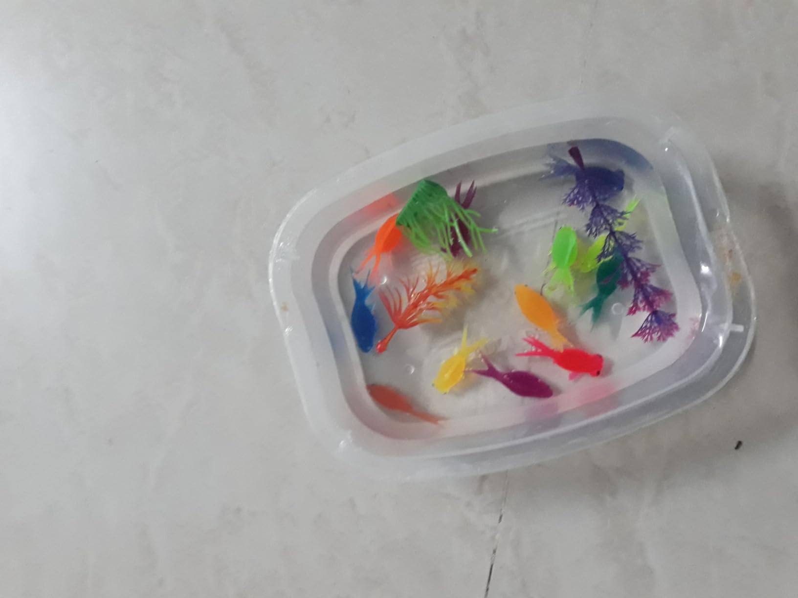 Buy FunBlast Little Cute Fish Toys – Pack of 12 Pcs Aquatic Sea Animal ...